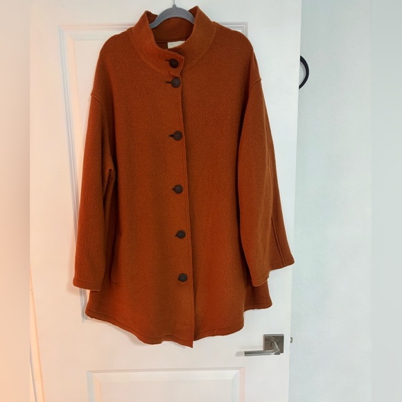 J. Jill | Jackets & Coats | J Jill Womens Rust Teddy Jacket | Poshmark